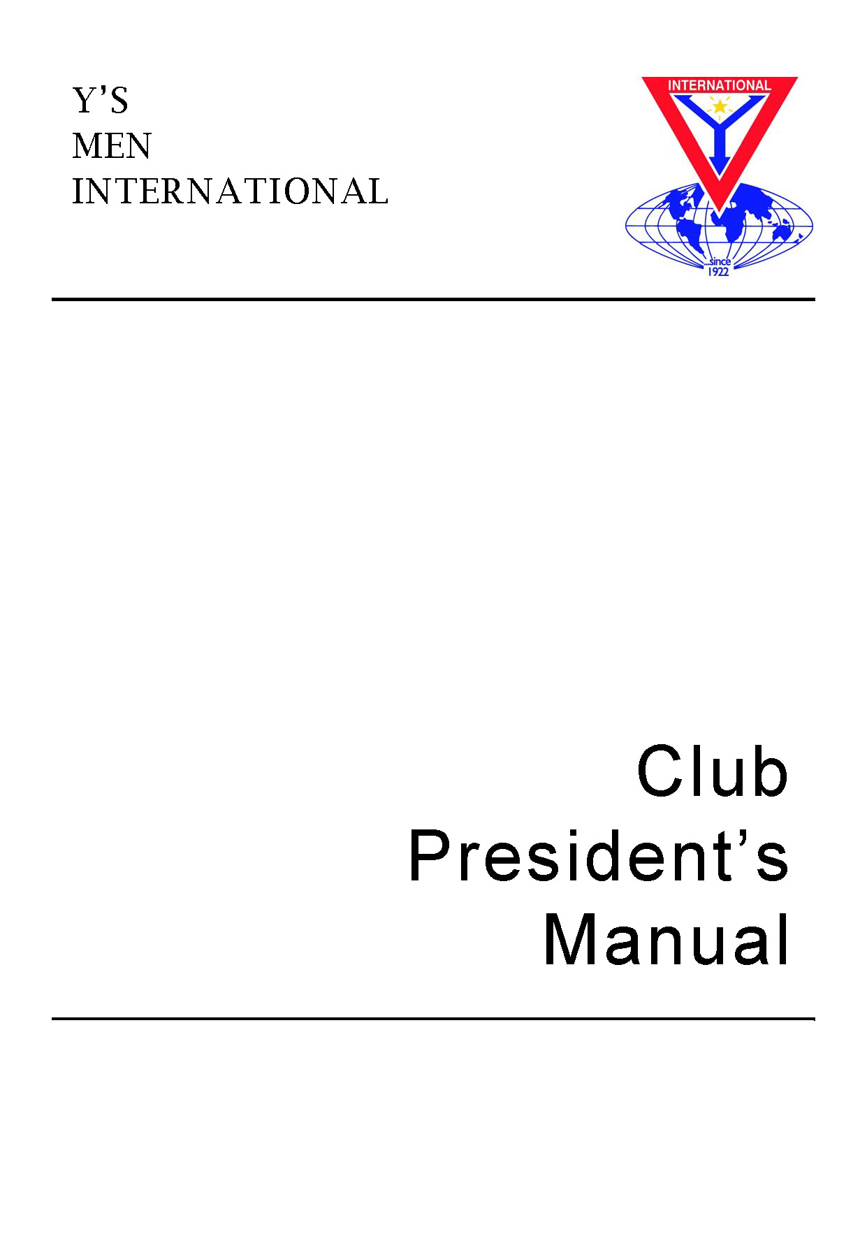 Club President | Y's Men International