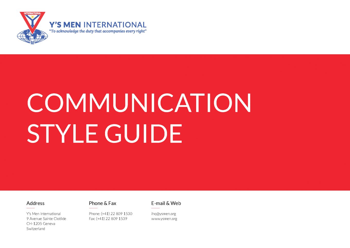 The YMI Brand | Y's Men International